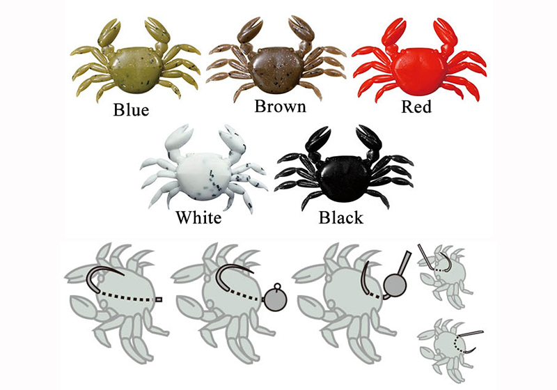 Ψαράκια σιλικόνης: Marukyu Power Crab Medium