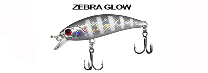 Ψαράκια σκληρά: BABY MINNOW 50 ZEBRA GLOW